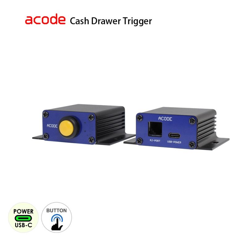 Open Drawer Without Printer - Push Button Cash Drawer Trigger